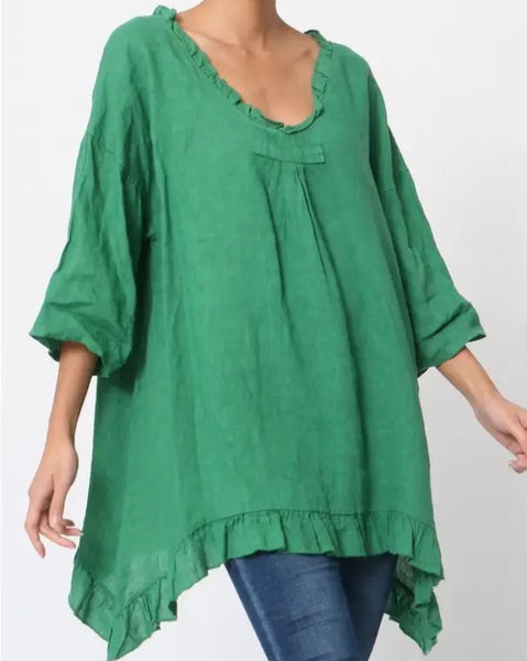Flowing Linen Tunic 10768 – Cottonways