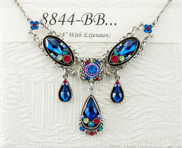 8844-BB Emma Elaborate Flame-Bermuda Blue – Cottonways