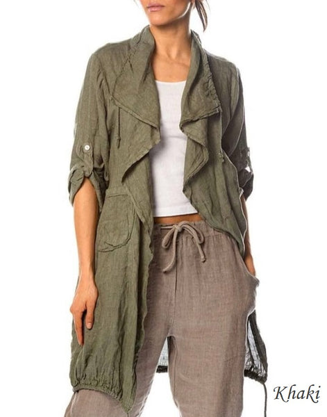 Drawstring Waterfall Linen 9679 – Cottonways