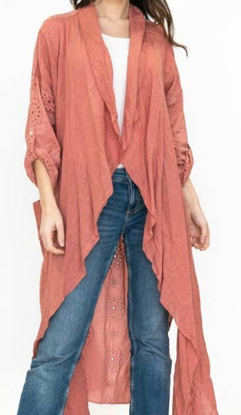 25806 Long Waterfall Jacket – Cottonways